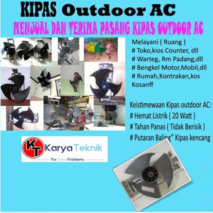 Jual Blower Fan outdoor AC Kipas Outdoor Ac Kipas Angin Blower Ac ...