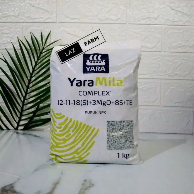 Jual Pupuk NPK Yara Mila Complex 12-11-18(S)+3MgO+8S+TE Kemasan 1kg ...