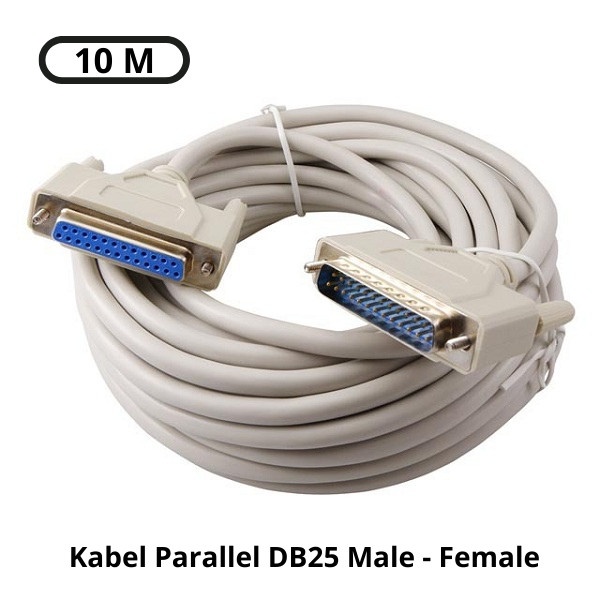 Jual Kabel Parallel DB25 Male to Female 10 meter | Shopee Indonesia