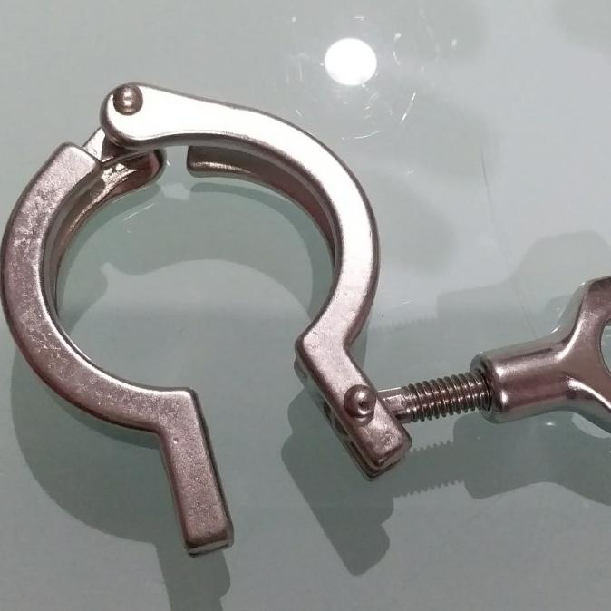 Jual ~^~^~^] 1.5" stainless sanitary tri clamp / tri clover / tri ...