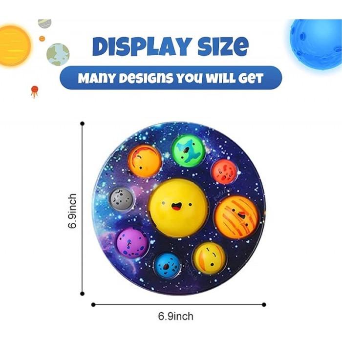 Jual POP IT SIMPLE PLANET DIMPLE FIDGET TOYS SPACE ASTRONOMY STRESS ...