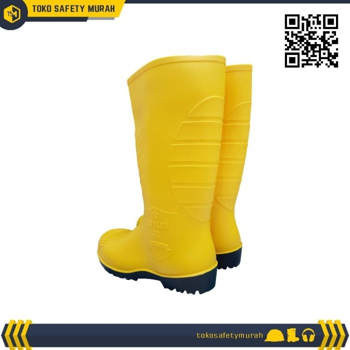 Jual ALAT KESELAMATAN SEPATU BOOT SAFETY SNI STRENGTH BY PETROVA BOOTS ...