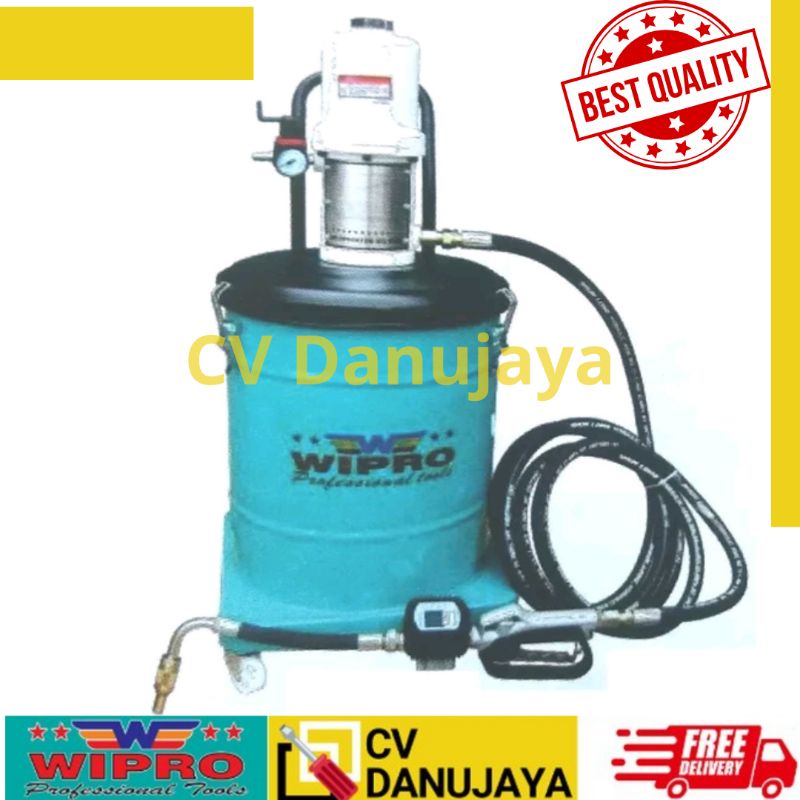 Jual POMPA OLI MANUAL LB85 LB-85 WIPRO AIR LUBRICATOR GREASE 45L 45 ...