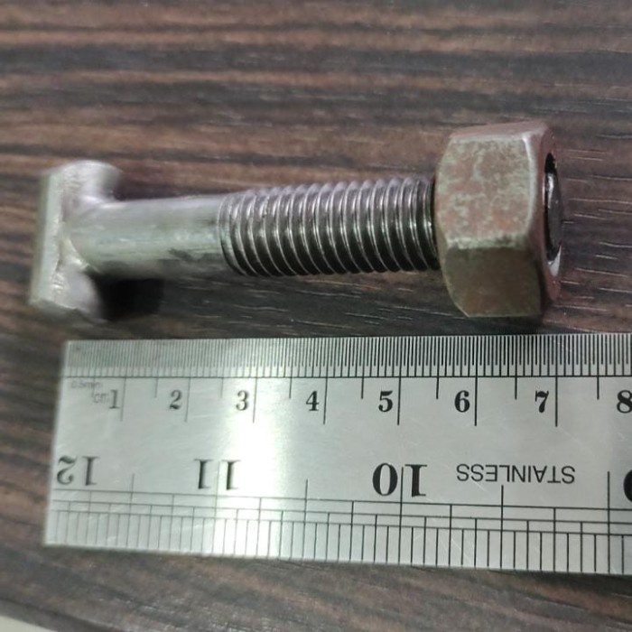 Jual Terlaris Baut Mur Clem Scaffolding Set/ Mur Baut M12*75MM | Shopee ...