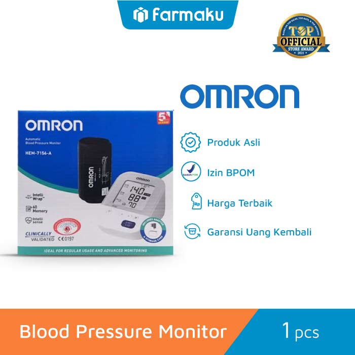 Jual Omron Automatic Blood Pressure Monitor HEM-7156T | Shopee Indonesia
