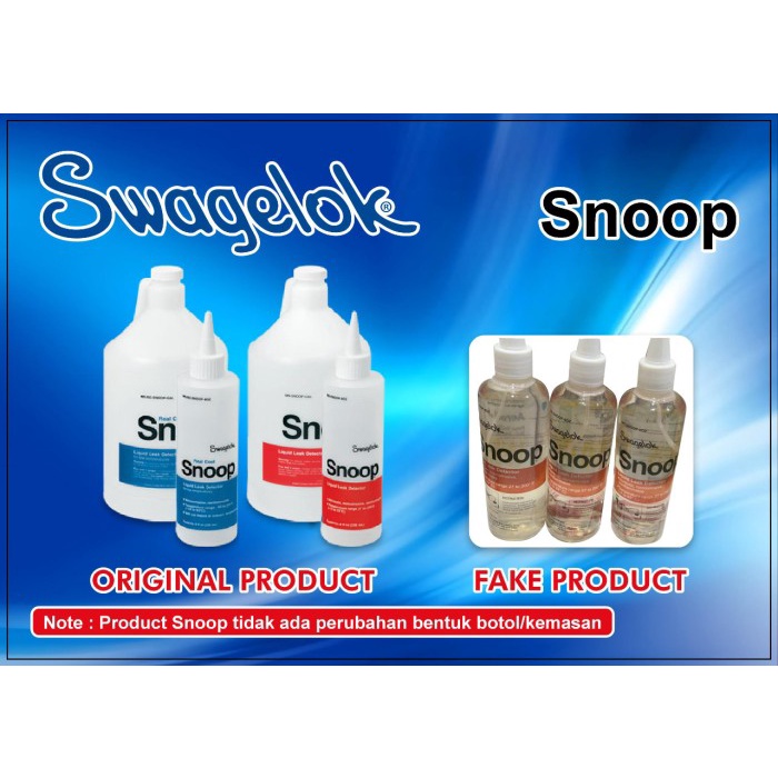 Jual NEW SERIES SNOOP LIQUID LEAK DETECTOR SWAGELOK (GALON) ORIGINAL ...