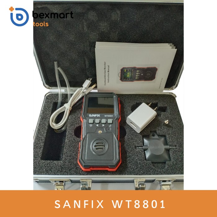 Jual COMBUSTIBLE GAS DETECTOR (ALAT DETEKSI GAS) SANFIX WT8801 / WT 8801 | Shopee Indonesia