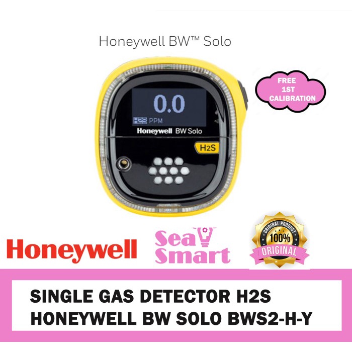 Jual SINGLE GAS DETECTOR HONEYWELL BW SOLO H2S ORIGINAL | Shopee Indonesia