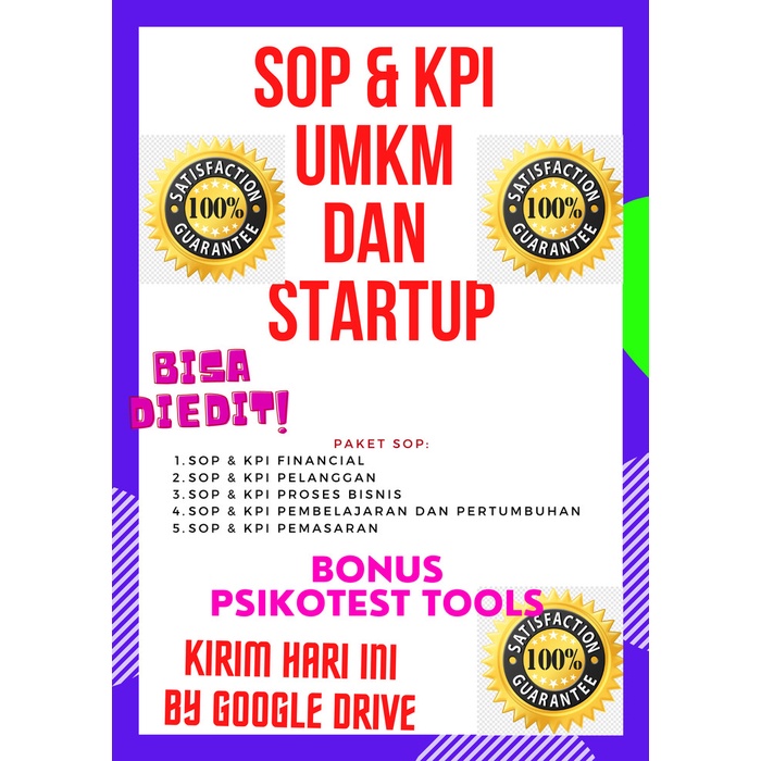 Jual Sop & Kpi Umkm & Startup 2022 | Shopee Indonesia