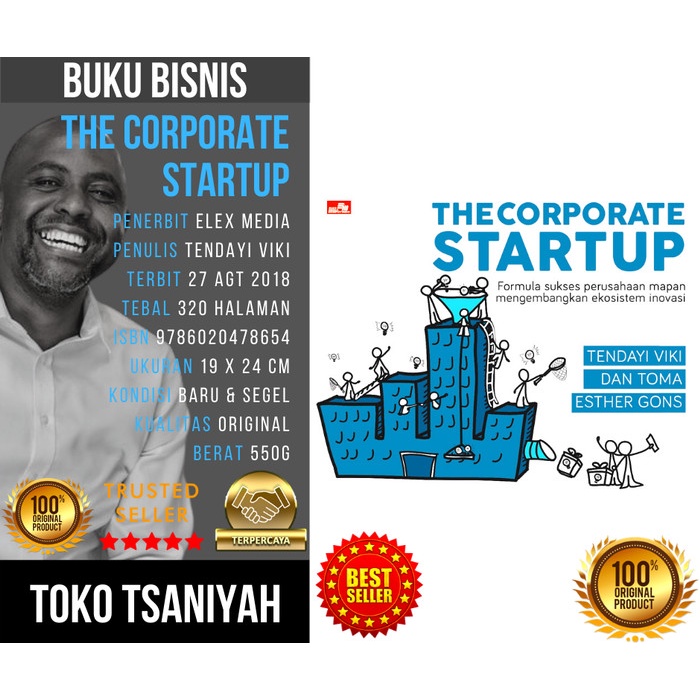 Jual Buku Panduan Bisnis Start Upbuku Bisnis/Buku The Corporate Start ...