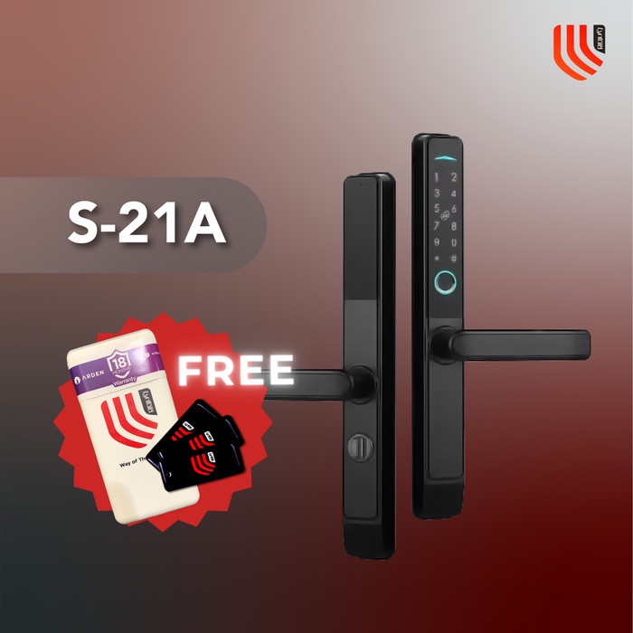 Jual Smart Door Lock Access Door Handle Kunci Digital Lynford Tipe S-21A | Shopee Indonesia