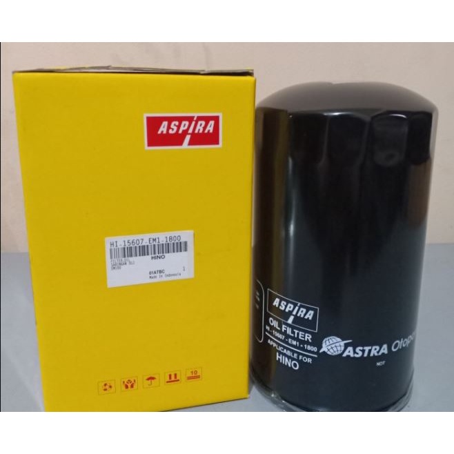 Jual Filter Oli/Oil Filter HINO HITACHI EX 200/3,EM 100 (HI-15607-EM1 ...
