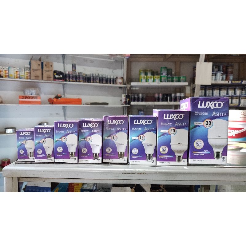 Jual Lampu LED LUXCO ASHTA A BULB Murah Berkualitas dan Garansi 1 Tahun | Led Hemat Energi ...