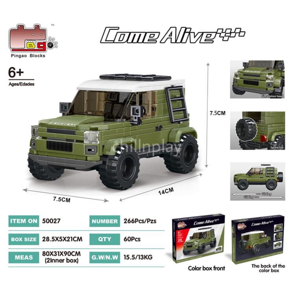 Jual Mainan Edukasi Bricks Balok Jeep Army 266 Pcs | Shopee Indonesia