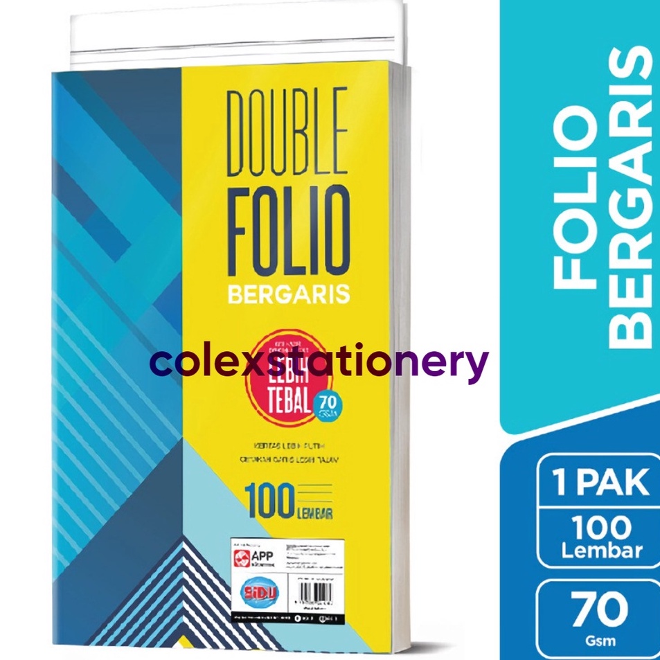 Jual Best Kertas Double Folio / Kertas Double Folio Sidu Bergaris 100 ...