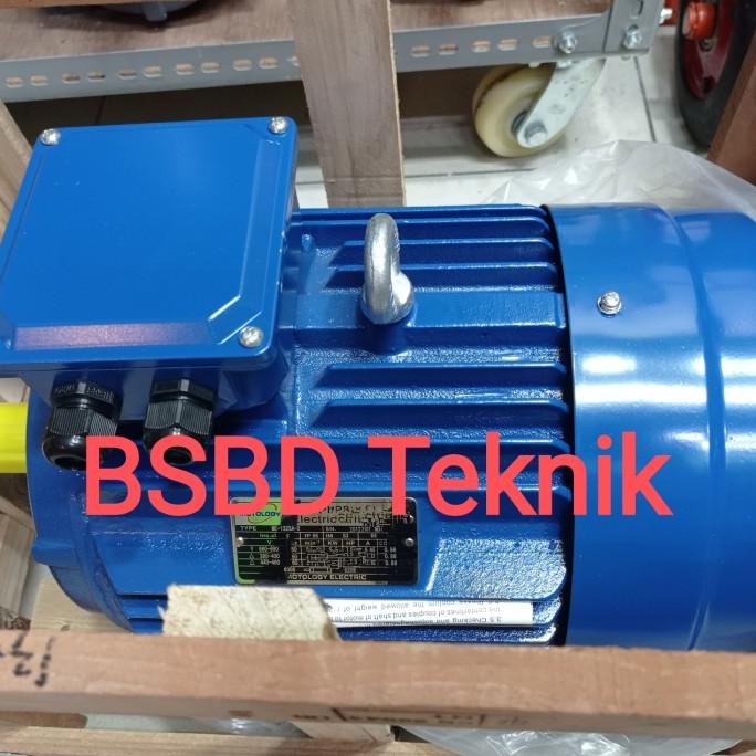 Jual Elektro Motor Ac Motology Me90S-2 1.5Kw/2Hp/2Pk 2P 3Phase 50Hz B3 | Shopee Indonesia