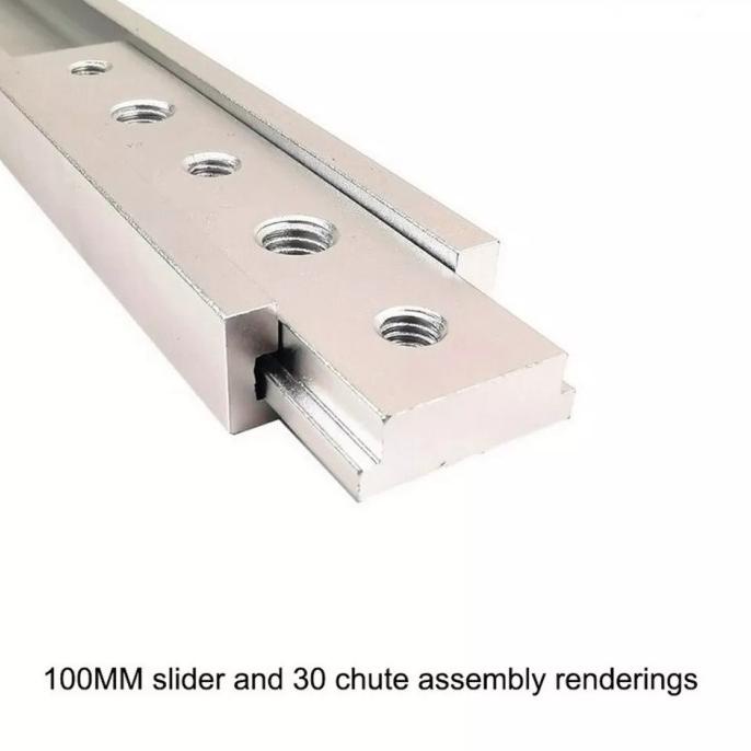Jual Slide Slab M8 200Mm T Slot T Track Miter Track Fixturetable Saw ...