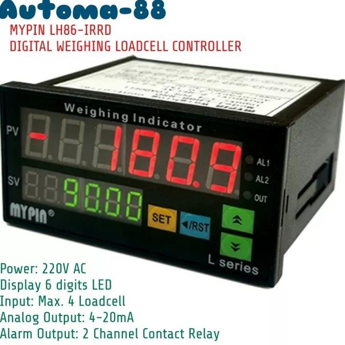 Jual 6 Digit Loadcell Indicator Controller Load Cell Transmitter 4-20mA | Shopee Indonesia