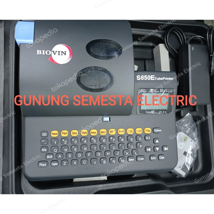 Jual Mesin print cetak Marker Tube Biovin s650e untuk OMT KABEL MARKER ...