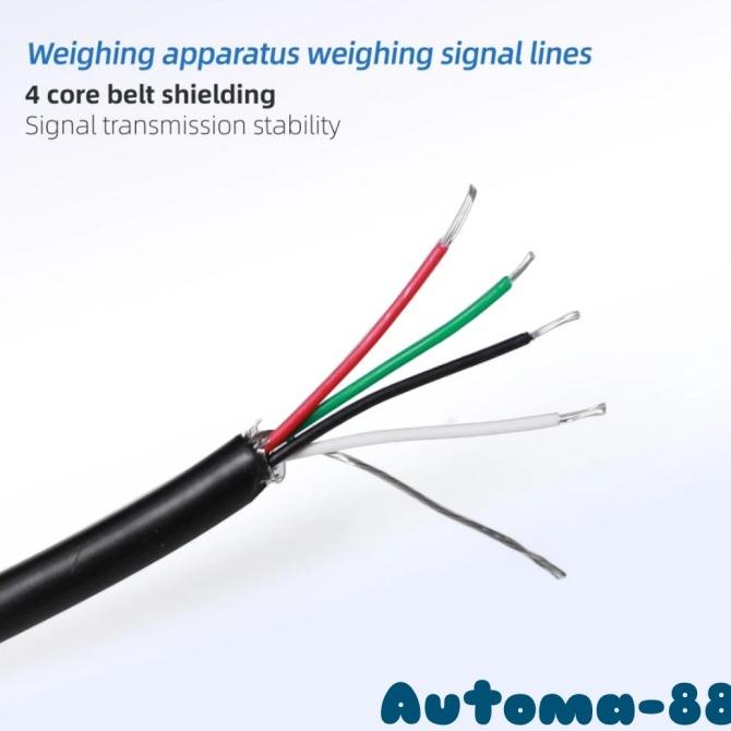 Jual Kabel Sensor Loadcell isi 4 warna + 1 ground Load cell Hitam 1 ...