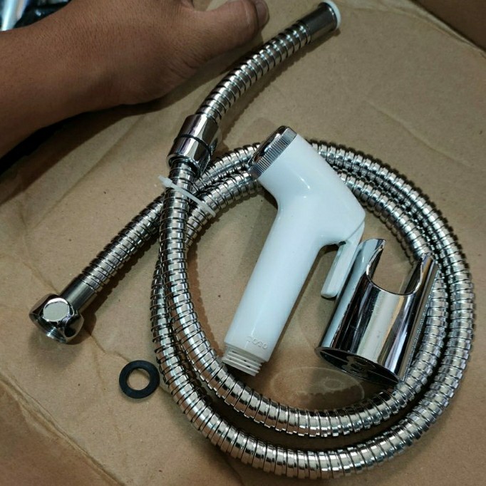 Jual Jet Shower Toto Putih | Shower Spray Toilet Toto ( bekas) | Shopee ...