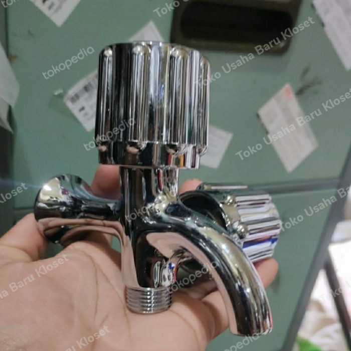 Jual Kran Cabang | Kran Double TOTO (bekas) | Shopee Indonesia