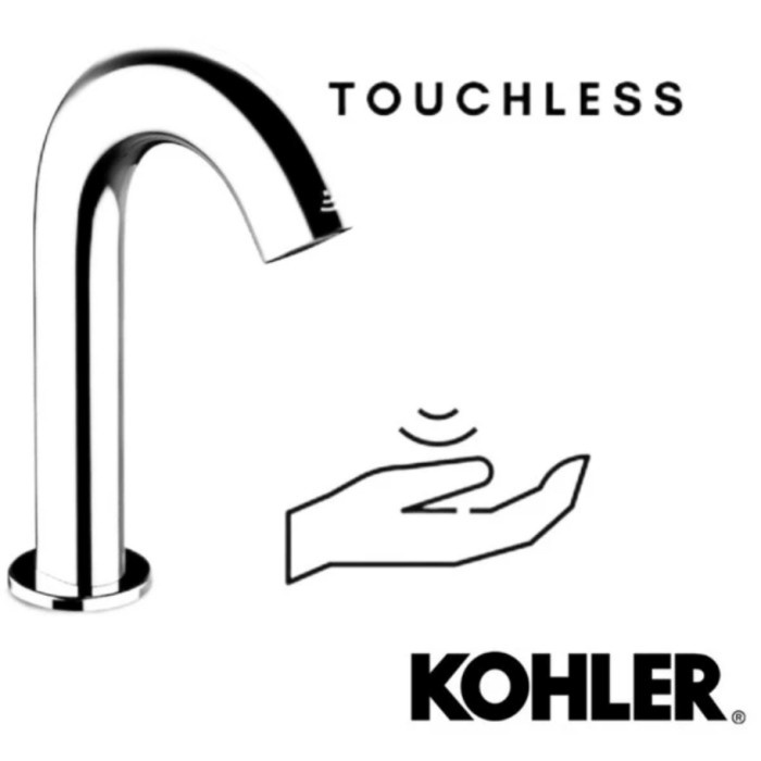 Jual KOHLER OBLO SENSOR TOUCHLESS KRAN AIR OTOMATIS K-9328T-CP (ROSE ...