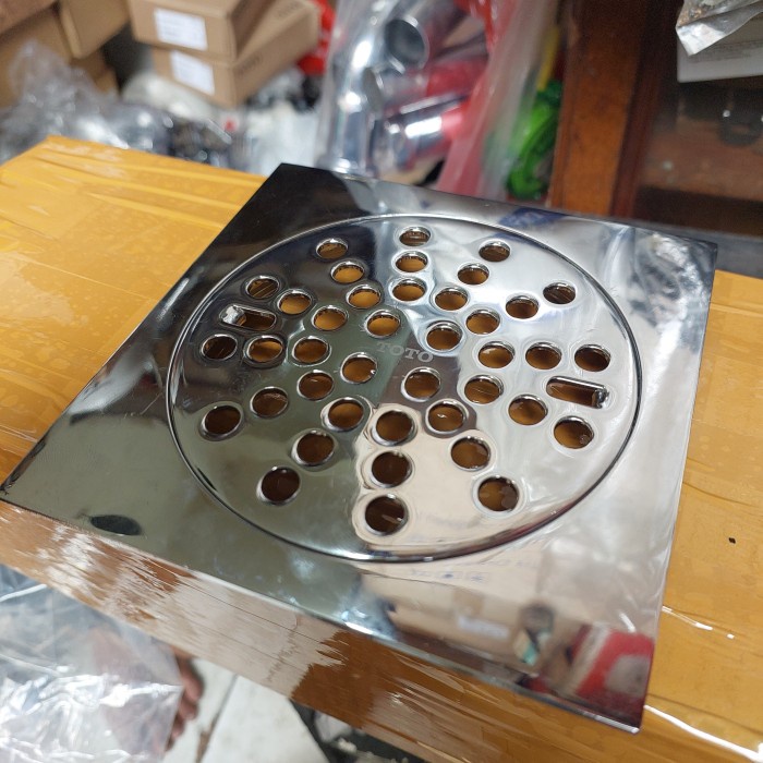 Jual TOTO TX1CV2 Floor Strainer 4 inch | Floor drain (131mm x 131mm ...