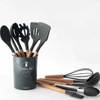 Jual Set Alat Masak Dapur Spatula Set Alat Masak Anti Lengket Silicon 9 ...