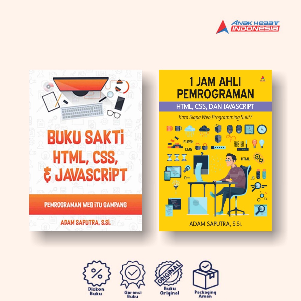 Jual [kode C6c4] Buku Sakti Html And 1 Jam Ahli Pemrograman Html Css