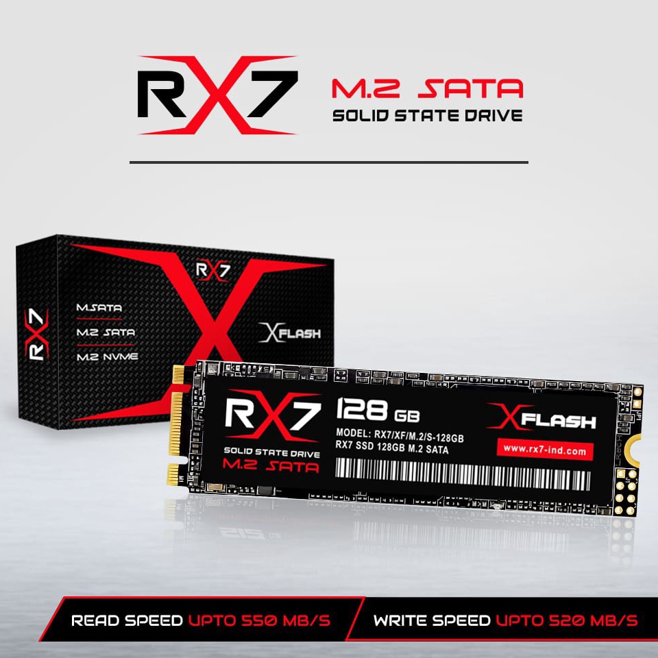 Jual HARGA TERMURAAH SSD M2 SATA / M.2 SATA / M2SATA 128GB RX7 RESMI ...