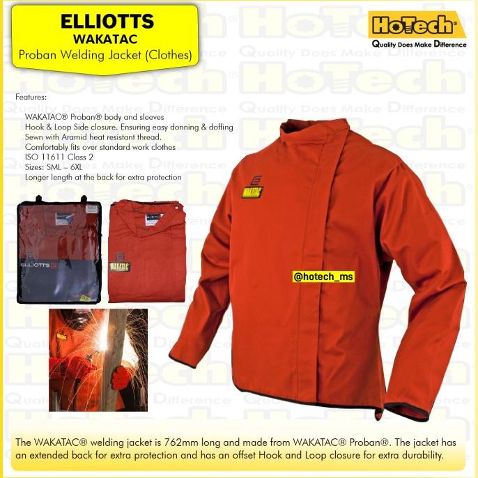 Jual Welding Jacket | ELLIOTTS WAKATAC Jacket | Jaket Las Elliot ...