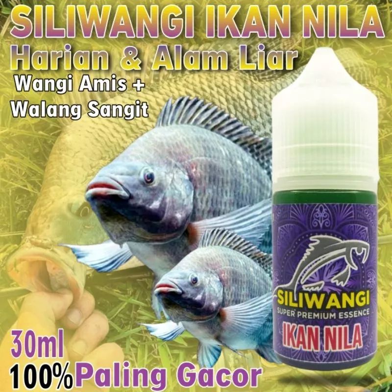 Jual Essen nila kolam atau liaran Siliwangi 30ml paling ampuh (cod ...