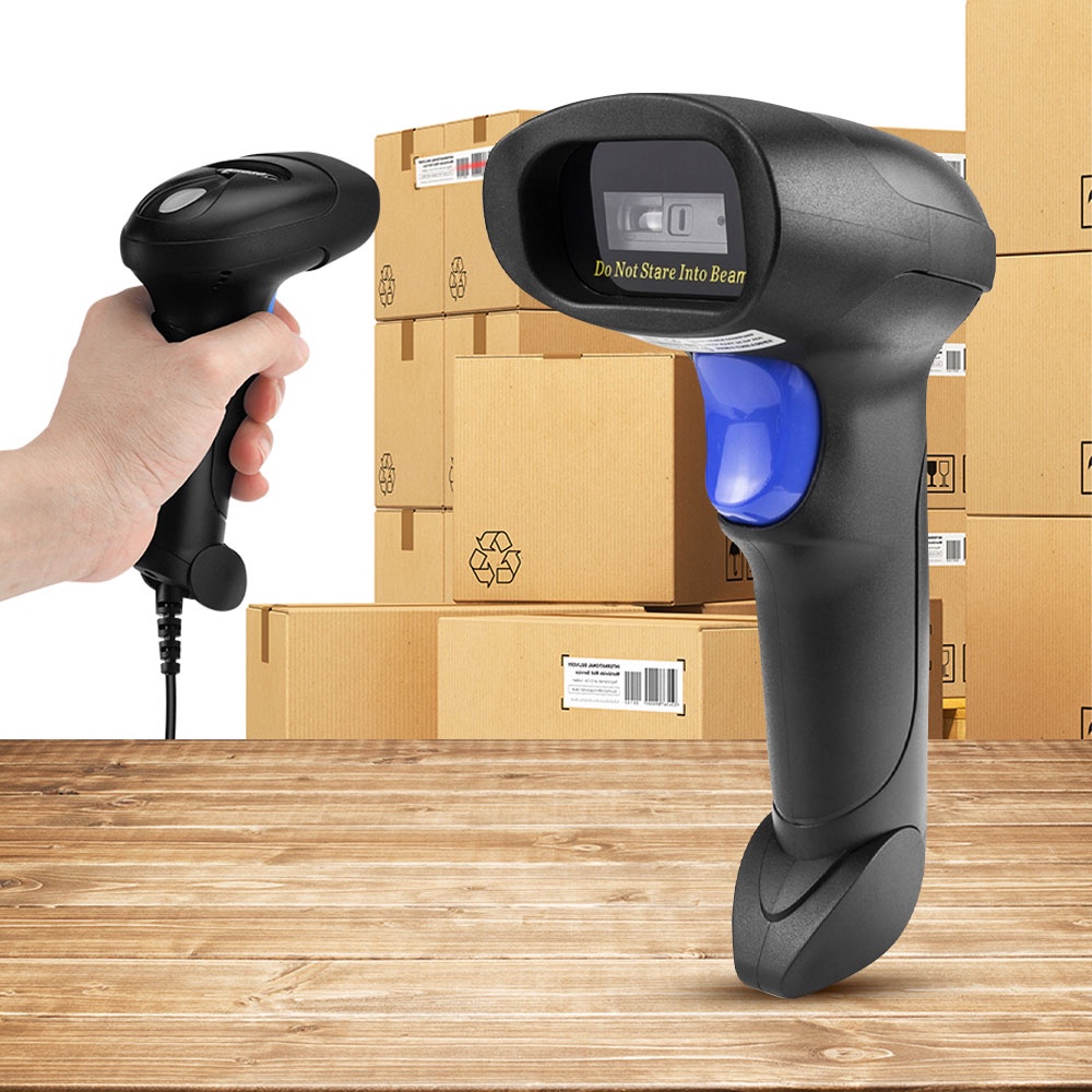Jual Barcode Scanner dengan Koneksi USB Pembaca Barcode 1D 2D | Shopee ...