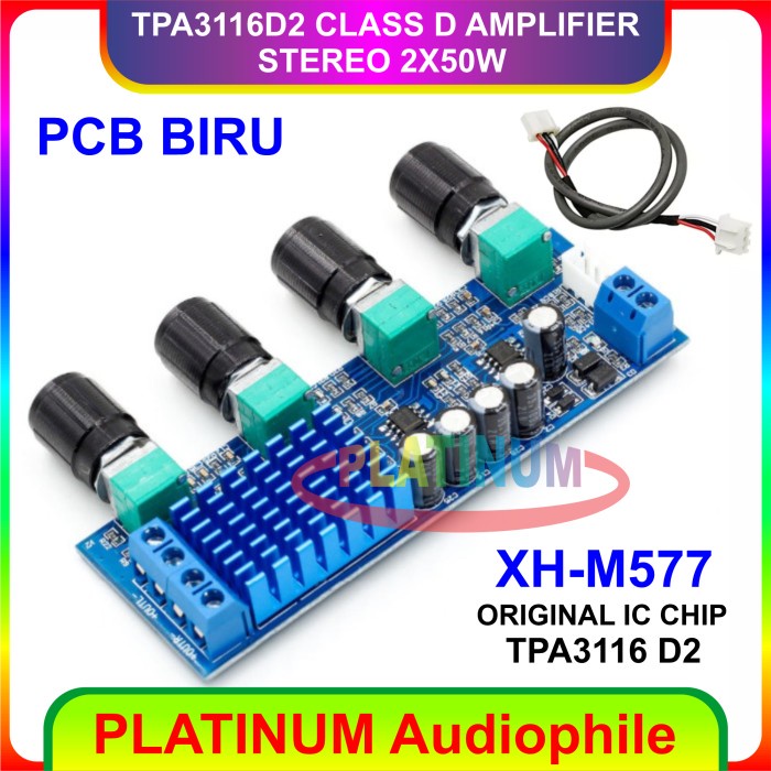 Jual TPA3116 Amplifier Class D 2x50W + Tone Control TPA3116D2 - PCB ...