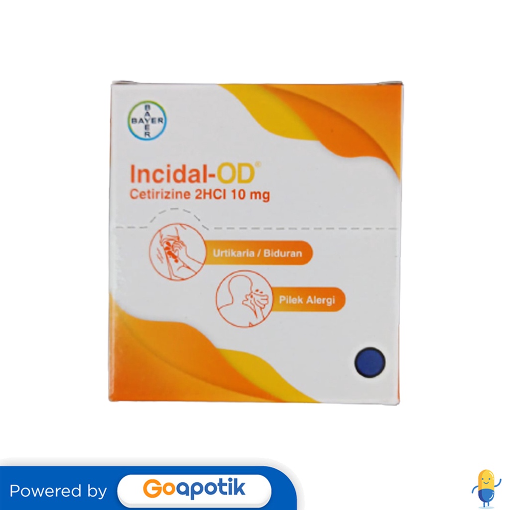 Jual INCIDAL-OD 10 MG BOX 32 KAPSUL | Shopee Indonesia
