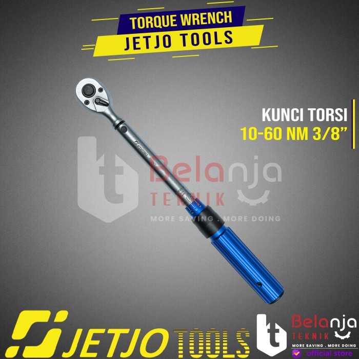 Jual JETJO TOOLS Kunci Torsi 10-60 Nm Torque Wrench 3/8" Inch Momen 3/8 ...