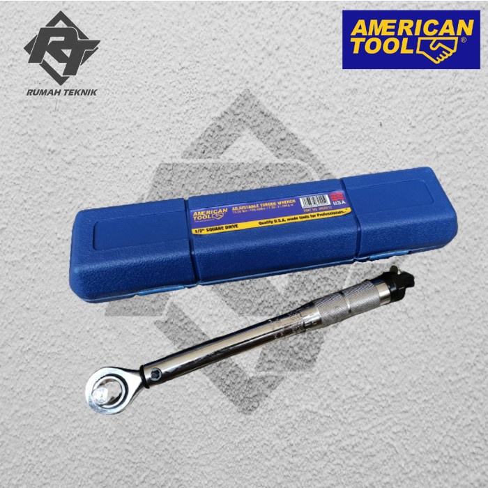 Jual AMERICAN TOOL KUNCI MOMEN TORSI 1/2 INCH ADJUSTABLE TORQUE WRENCH ...