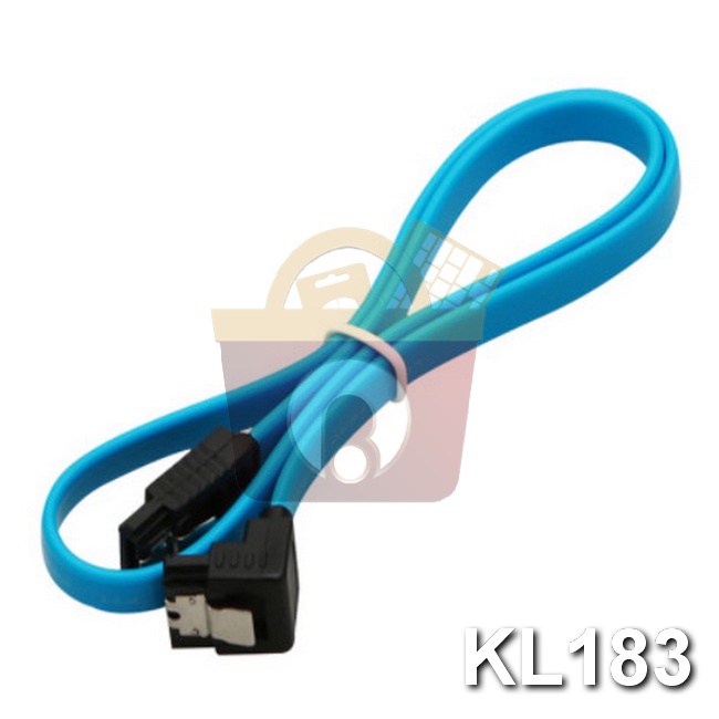 Jual Kabel Data Sata 3 Lurus Ke Tipe L Biru 40Cm | Shopee Indonesia