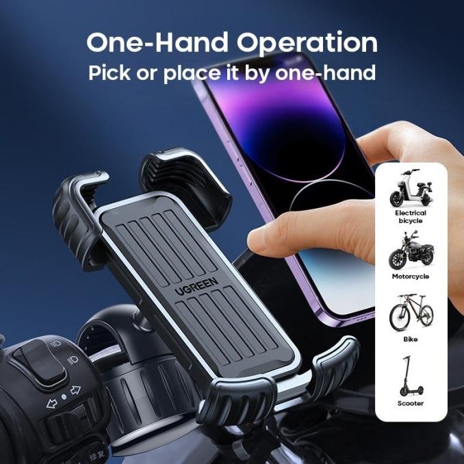 Jual UGREEN Motorcycle Stand Phone Mount Holder HP Stang Sepeda Motor ...