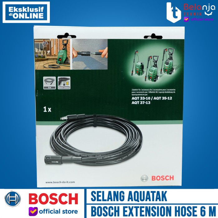 Jual Bosch Extension Hose 6 Meter Sambungan Selang Jet Cleaner Bosch ...