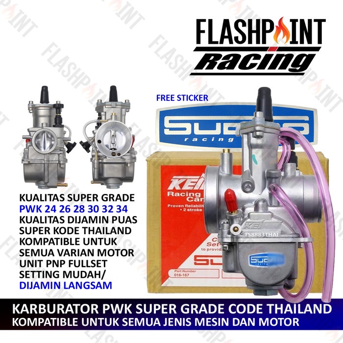 Jual KARBURATOR PWK 24 26 28 30 32 34 SKEP KARBU OEM SUDCO CPO KEIHIN RAVEN | Shopee Indonesia