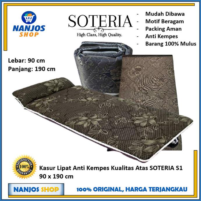 Jual Kasur Lipat Tebal Anti Kempes / Kasur Busa / Kasur Lipat 90 cm ...