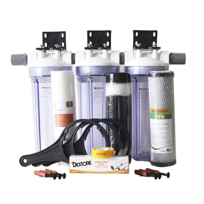Jual Filter Air Sumur Bor / Zat Besi / Paket Filter 3 Tahap SPC ...