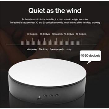 Jual Alat Alas Putar Fotografi Rotating Display Stand Base Meja Putar ...