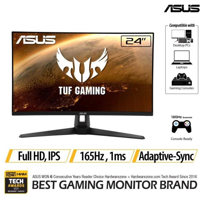 Jual Asus Tuf Gaming Vg249Q1A 24 Inch Fhd Ips 165Hz 1Ms - Gaming ...