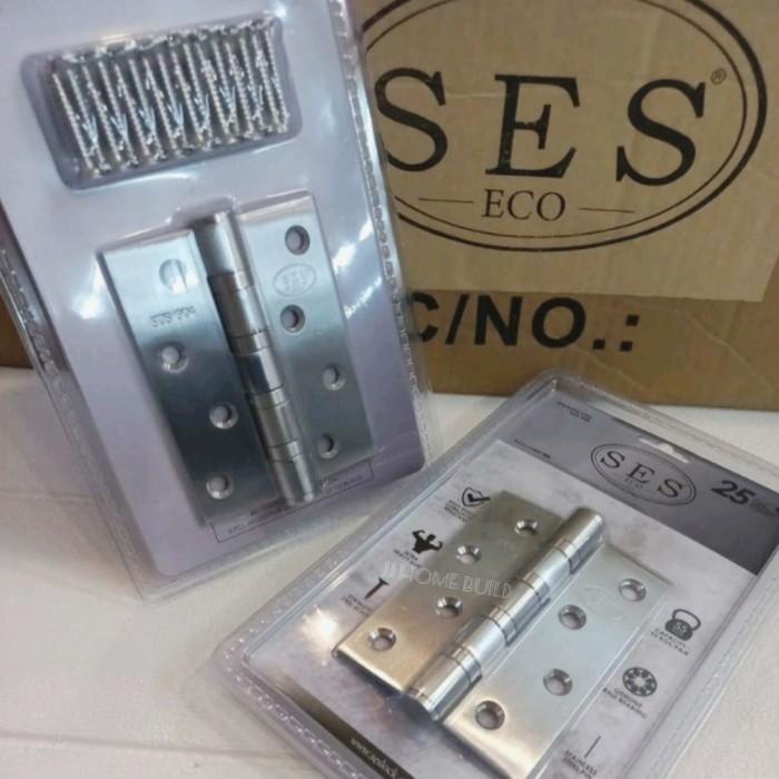 Jual Engsel Stainless Stell Ses 4" Inch Tebal/Engsel Pintu Jendela Sus 304 | Shopee Indonesia