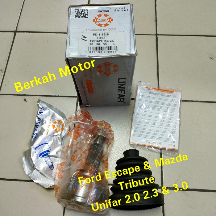 Jual As Roda Luar Cv Joint Outer Ford Escape Mazda Tribute 2.0 2.3 3.0 ...