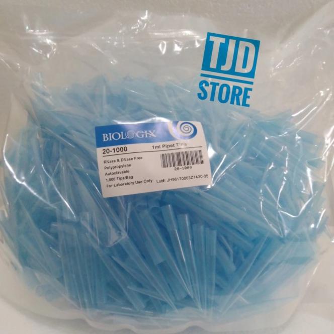 Jual Pipette - Pipet Tips - Blue Tip 1000 Ul - 1 Ml Biologix - Isi 1000 ...