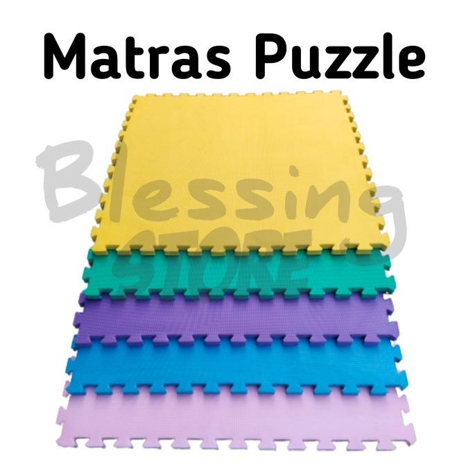 Jual Matras puzzle 100x100 tebal 2 cm karpet beladiri /matras olahraga ...